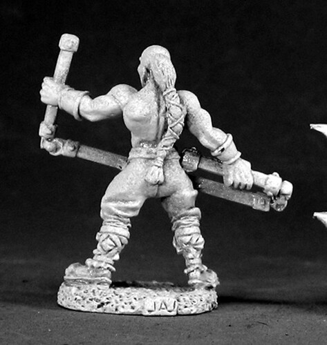 Reaper Miniatures Tsuko, Male Monk #02512 Dark Heaven Legends Unpainted ...