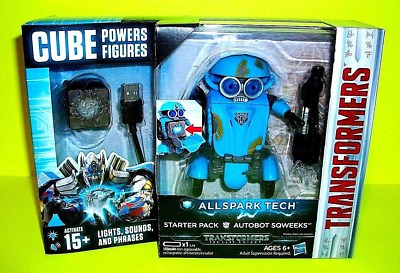 TRANSFORMERS All Spark Tech SQWEEKS Cube Power Movie Action Figure ...