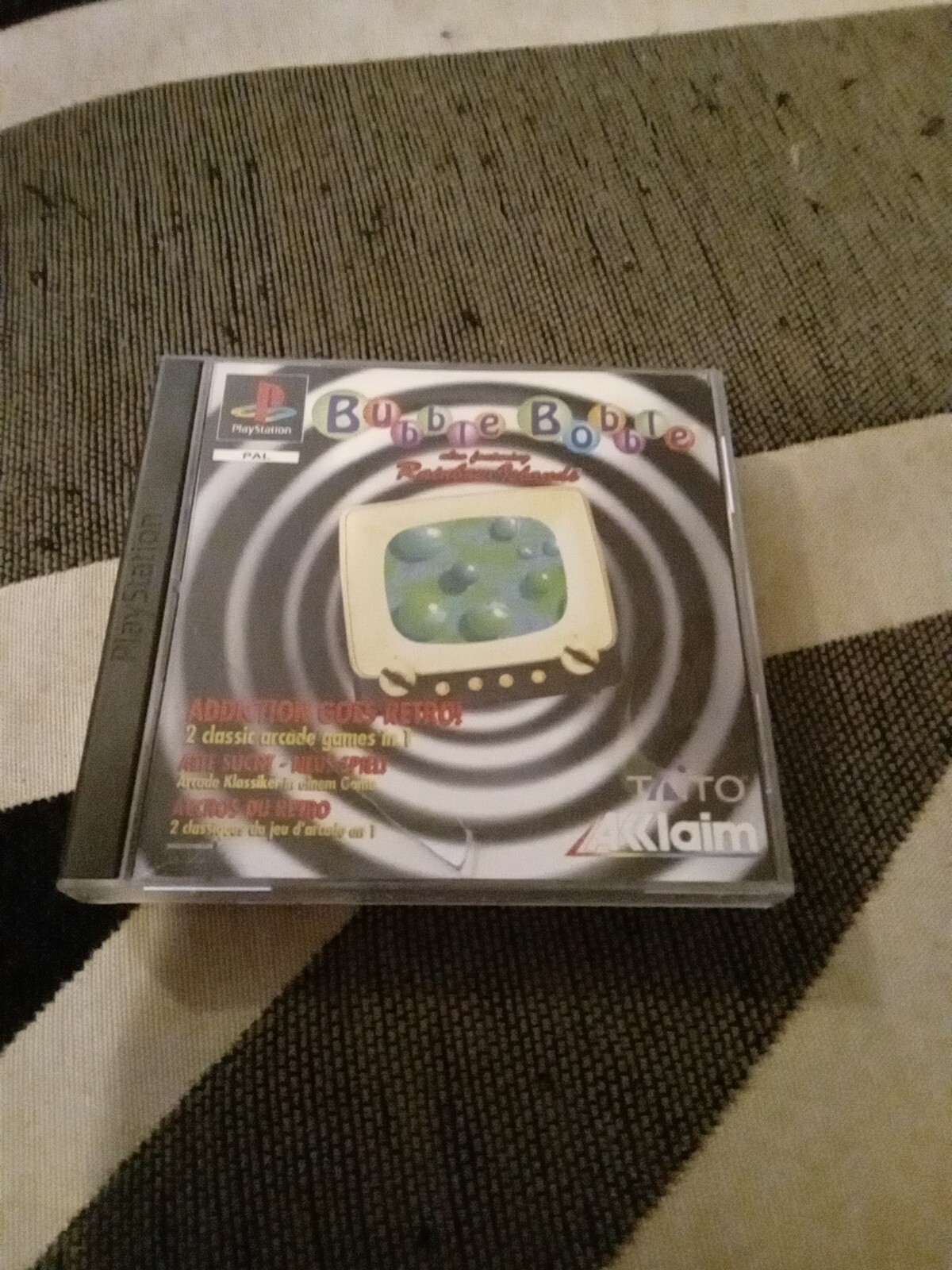 Ps1 Sony PlayStation 1 Bubble Bobble Also Featuring Rainbow Islands ...