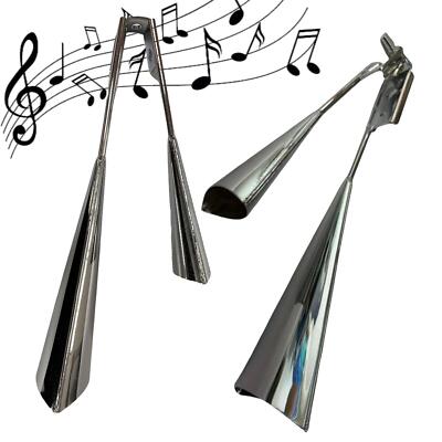 Two Tone Agogo Bell for Samba and Latin Music Handheld Bell Two Tone ...