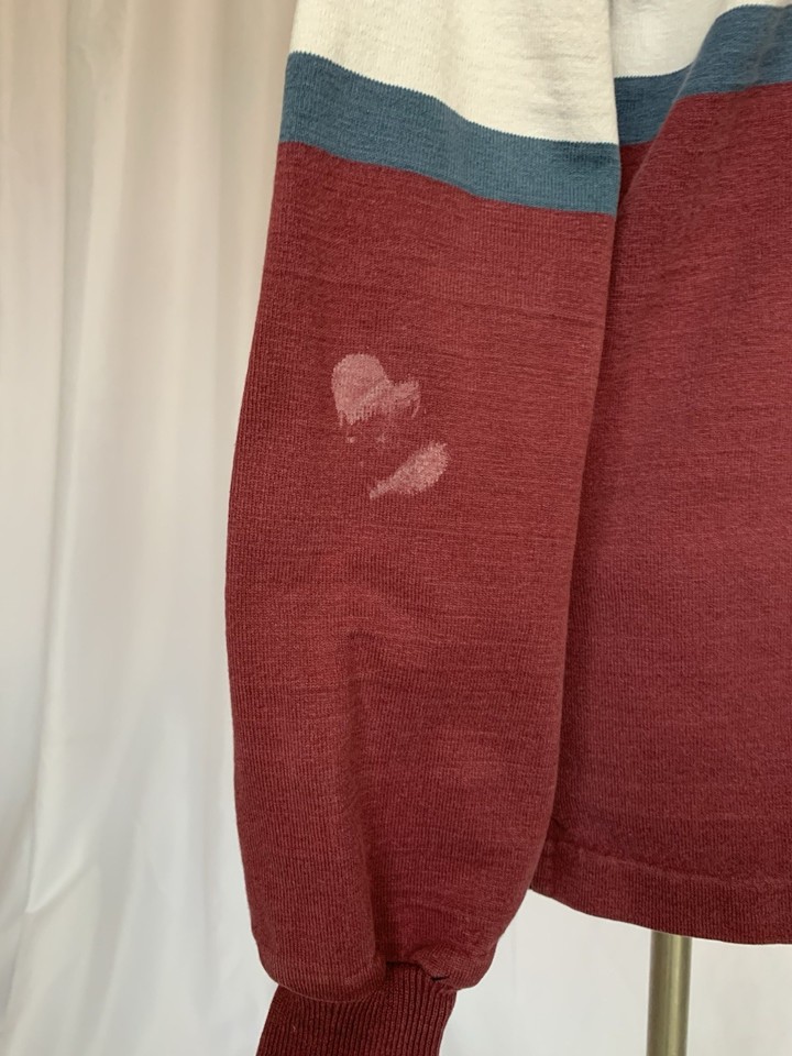 Vintage Lands' End Men’s American Rugby Red/White/Blue Team Stripe ...