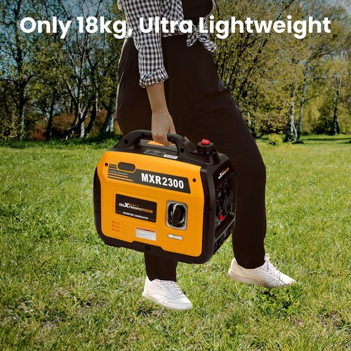 MXR2300 2300 Watt Gasoline Powered Small Quiet Inverter Generator With ...