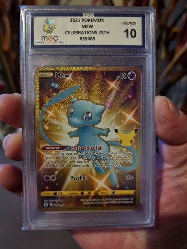 25/25 Mew Gold Eff(10) Celebrations 25th - Gem Mint MGC Majesty grading ...