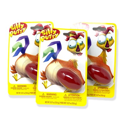 NEW - 3 Pack Original Silly Putty Classic Egg - by Crayola - | eBay
