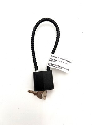 Gun Safety Cable Lock 2 Keys New Sealed Pistol / Rifle | eBay