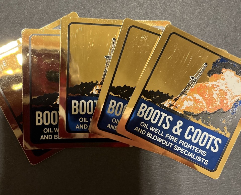 Boots and Coots Oil Well Firefighters Memorabilia Vintage | eBay