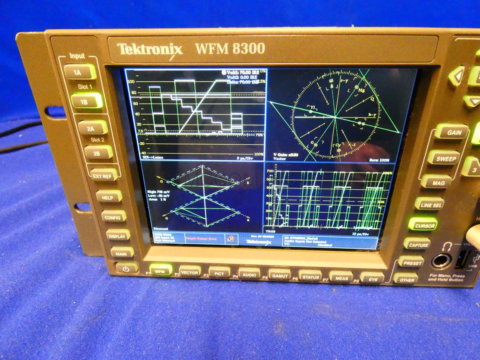 Tektronix WFM8300 Advanced Waveform Monitor w/ Options, rackmount | eBay