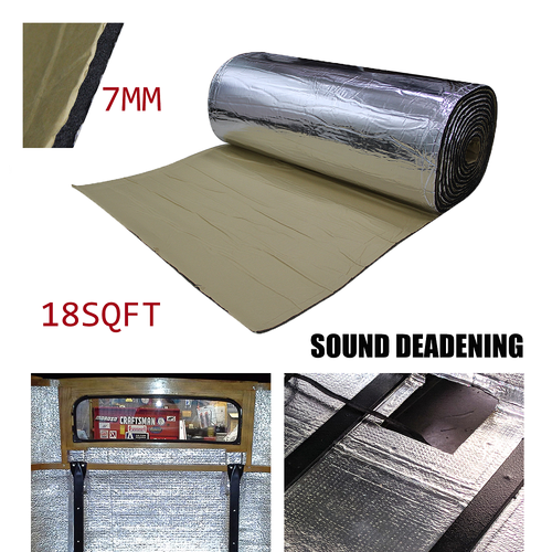 18sqft Car Sound Deadening Insulation Heat Barrier Noise Proof Mat ...