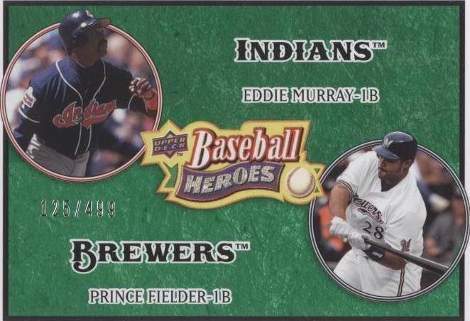 2008 Upper Deck Baseball Heroes - Eddie Murray, Prince Fielder #181 ...