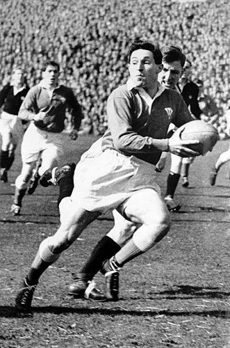RUGBY UNION OLD PHOTO Cliff Morgan Wales 1954 | eBay