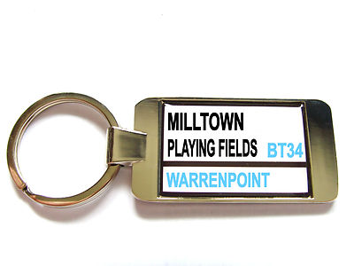 WARRENPOINT STREET SIGN KEYRING KEYFOB KEY FOB OR BOTTLE OPENER GIFT ...