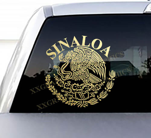 Sinaloa Escudo Estados Decal Sticker Aguila De Mexico Flag Bandera SIN ...