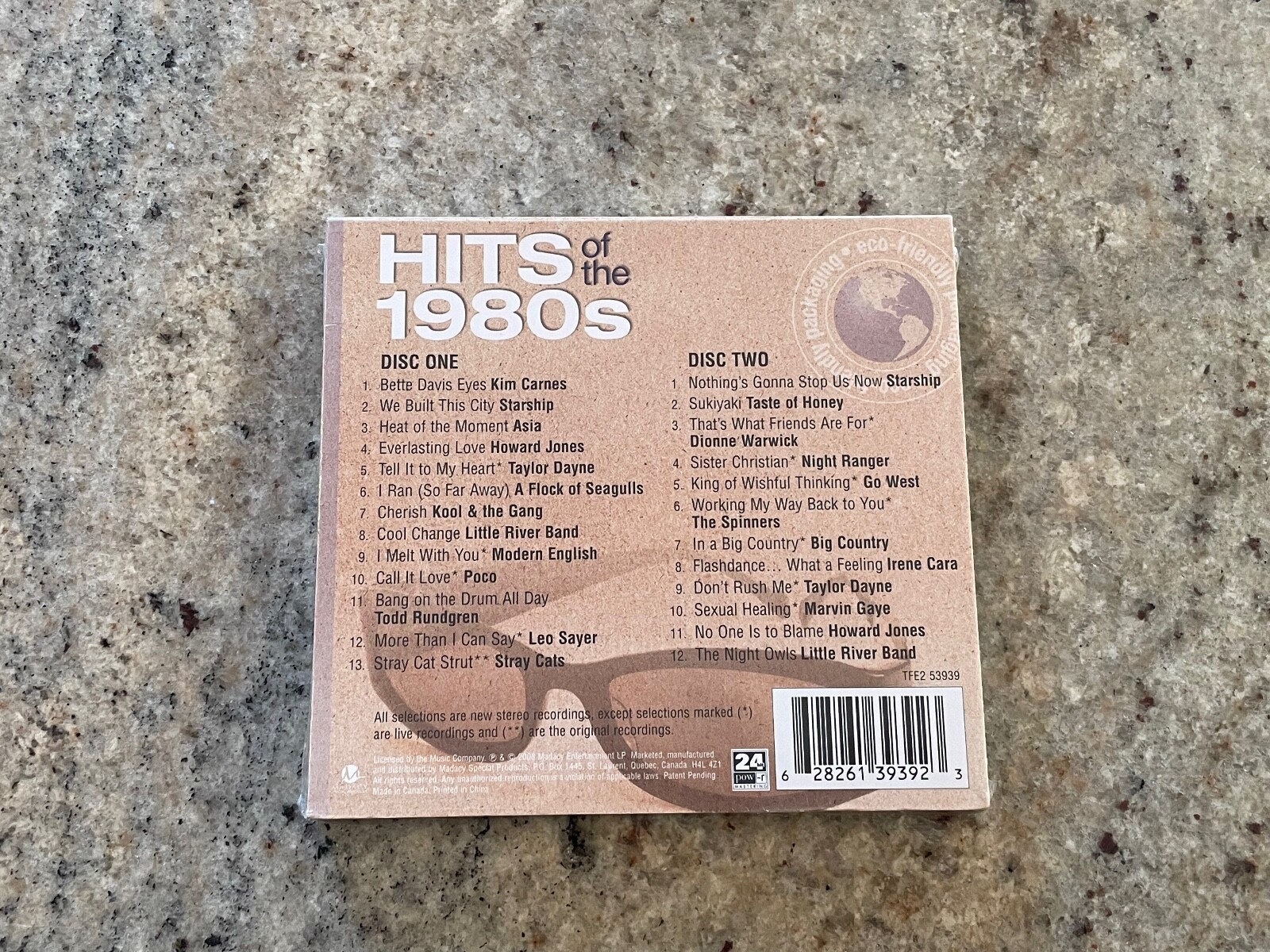 25 Best: Hits of the 1980's [Digipak] by Various Artists (CD, 2008, 2 ...