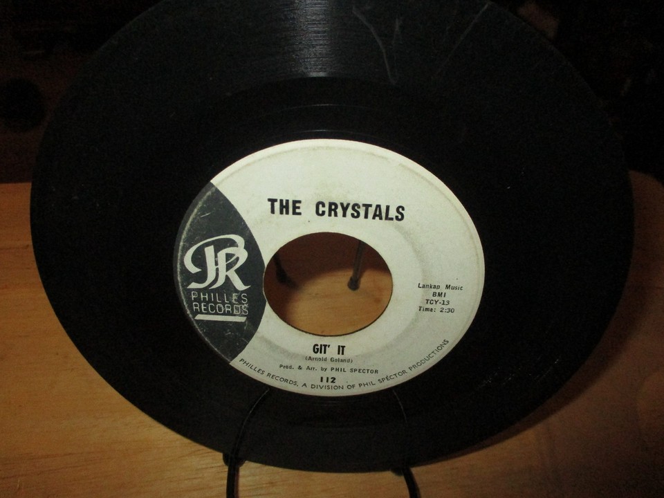 VTG VINYL 45 THE CRYSTALS Da Doo Ron Ron & Git It 1963 Philles - 112 7" Single | eBay