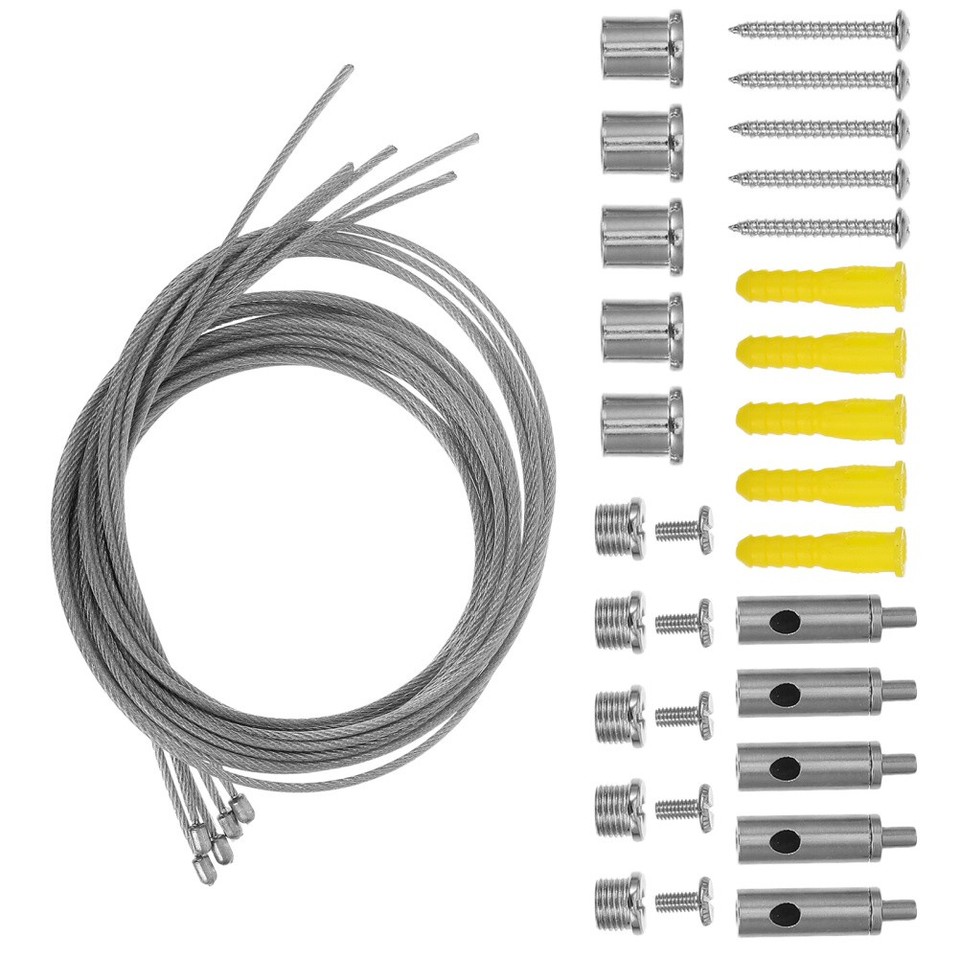 5 Sets Lighting Suspension Wire Rope for Lights Hanging Lamp | eBay ...