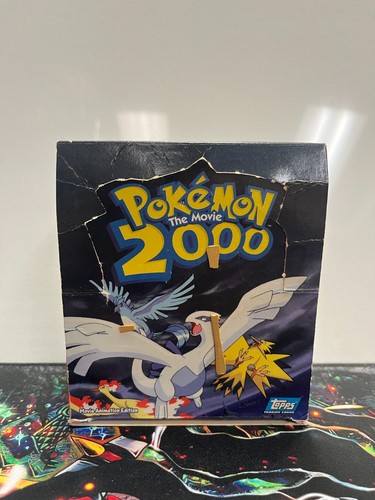 Vintage Pokémon The Movie 2000 Topps Trading Cards EMPTY Display Box | eBay