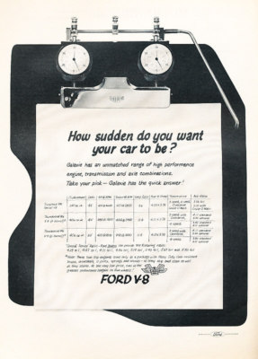 1962 Ford V8 Engine 406 cid Vintage Advertisement Ad | eBay