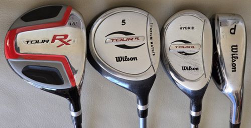 Wilson Tour RX Lot, Woods, Hybrid, Pitching Wedge, Graphite, Steel ...