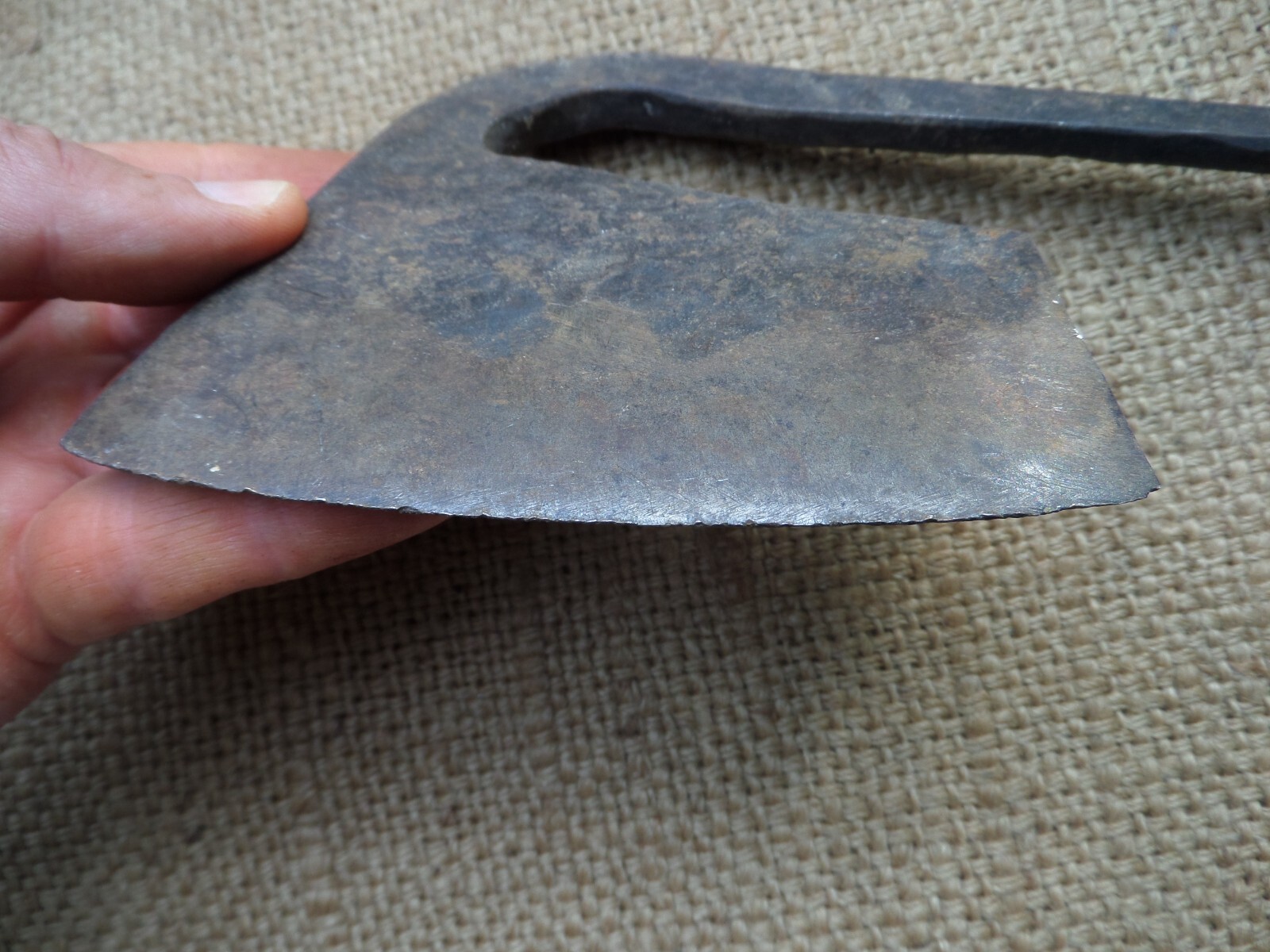 ANTIQUE VINTAGE CHEFS CLEAVER AXE TOMAHAWK HATCHET CLEAVER MATTOCK HAND ...