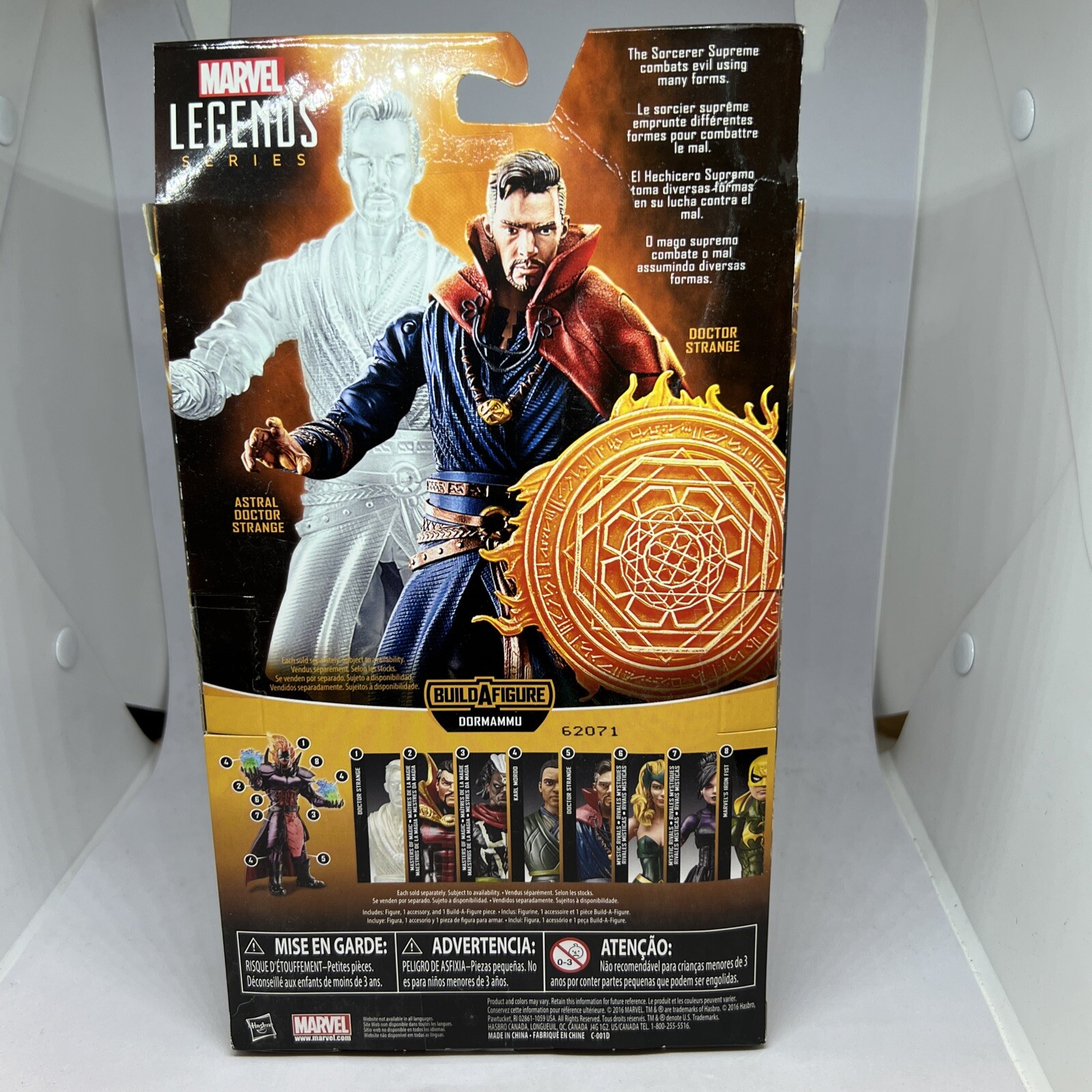 Marvel Legends ASTRAL DOCTOR STRANGE 6" Action Figure BAF Dormammu Head ...