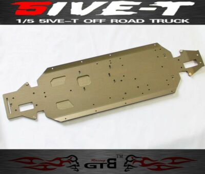 GTBracing 7075 RC Car 5ive T 1/5 LOSI 5ive-T Bottom High Strengthen ...