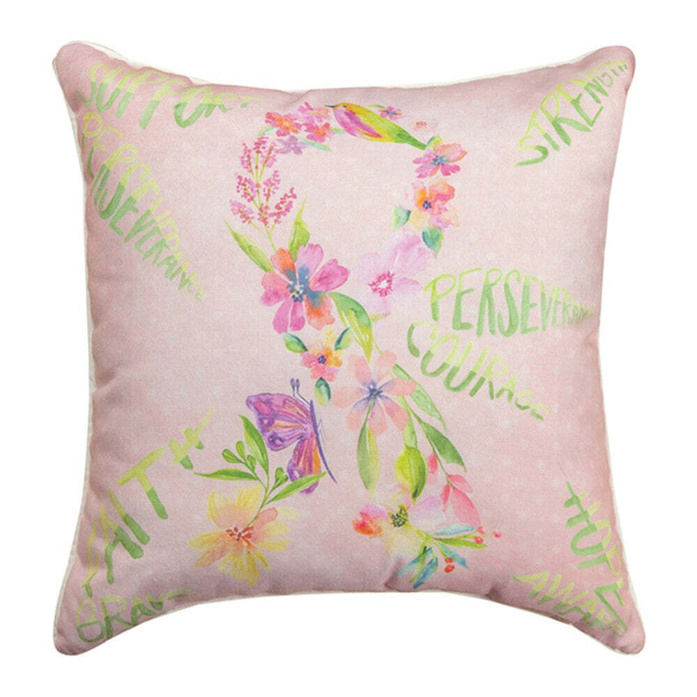 Pink Courage Pillow 18" | eBay