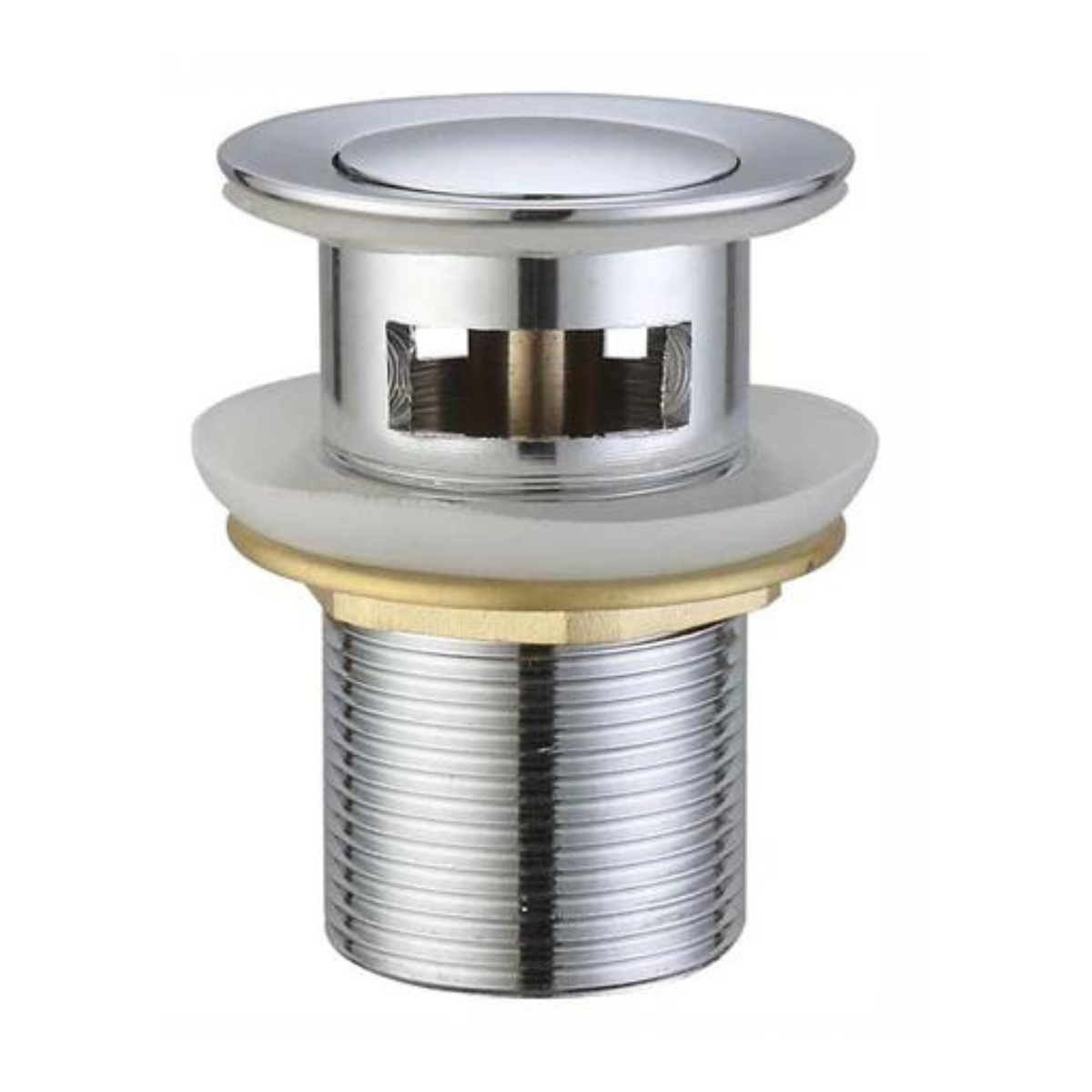 32mm Pop Up Overflow Waste Basin Vanity Sink Push Plug Drain - High ...