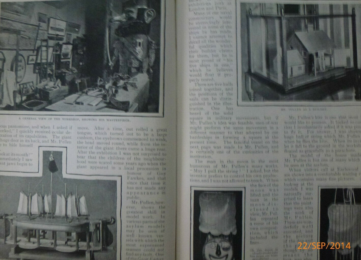 Genius Earlswood Asylum Surrey Mr J H Pullen Old Victorian 1900 Photo ...