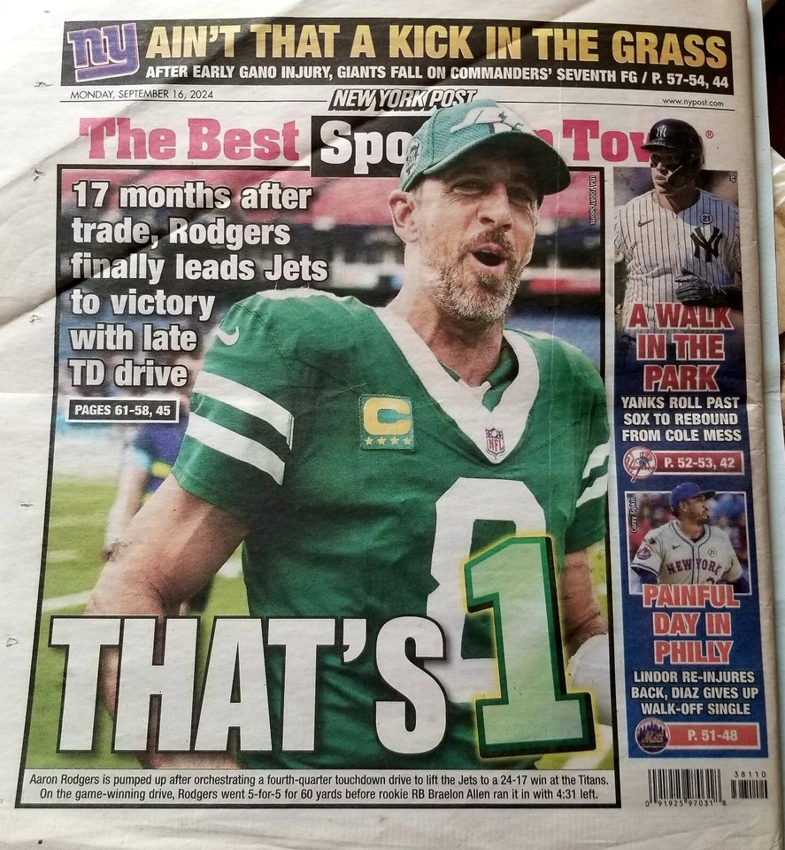 AGAIN! 2nd Assassination Attempt Donald Trump New York Post Newspaper 9 ...