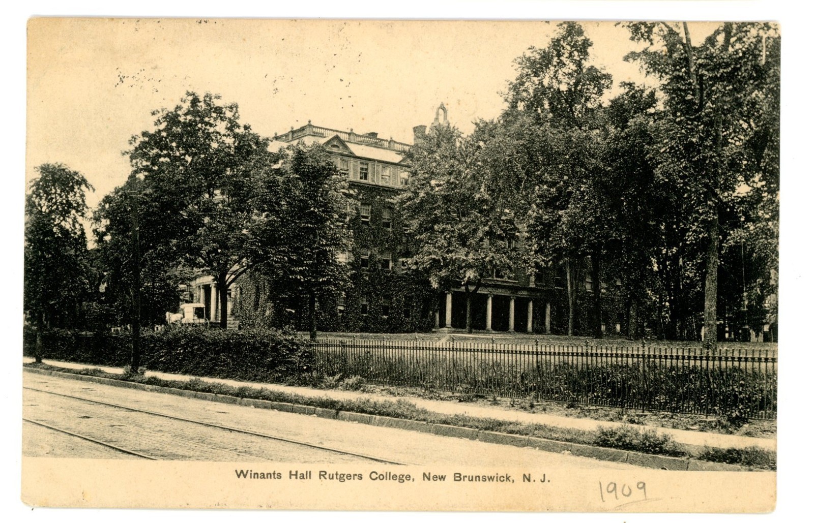 New Brunswick NJ - WINANTS HALL AT RUTGERS COLLEGE - Postcard | eBay