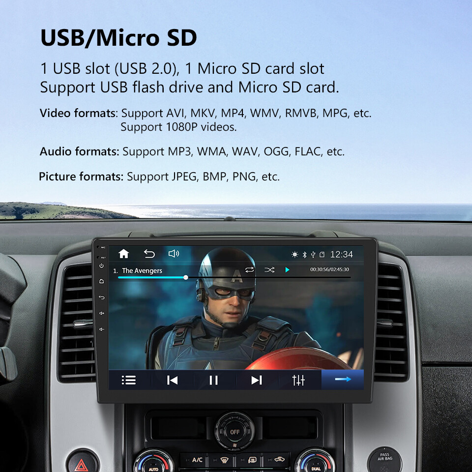 10.1inch Android 10 8Core Double 2 DIN Car Stereo Radio GPS Navigation ...