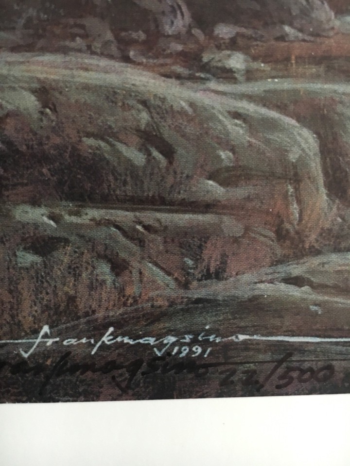 Frank Magsino “Buffalo Trail” Native Americans, Western 22/500 COA ...