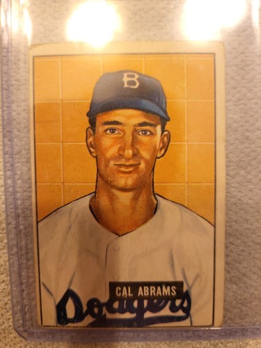1951bowman Cal Abrams Ex. Cond. | eBay