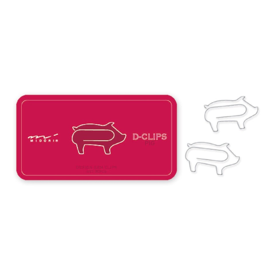 MIDORI D-CLIPS BOX OF 30 PAPER CLIPS CUTE ANIMAL CLIPS KAWAII JAPAN | eBay