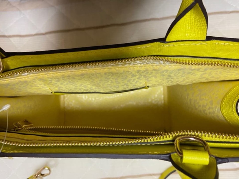 LONGCHAMP Heritage Le Pliage Yellow women hand bag purse handle From ...