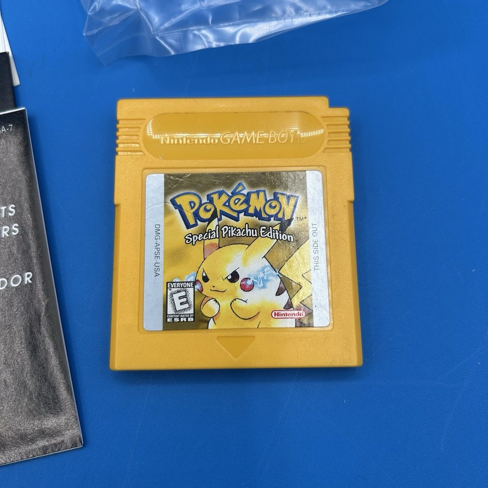 Nintendo Gameboy Color Pokemon Special Pikachu Edition Console - CIB ...