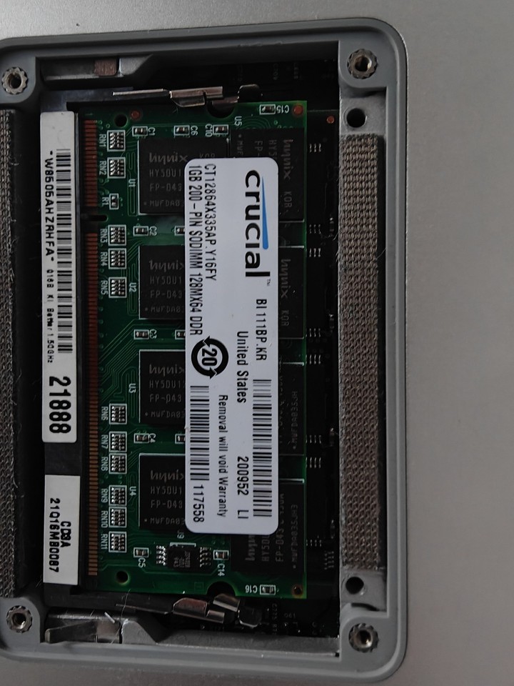 Apple Powerbook G4 for Parts or Repairs 15" Mac Laptop for Spares A1095 ...