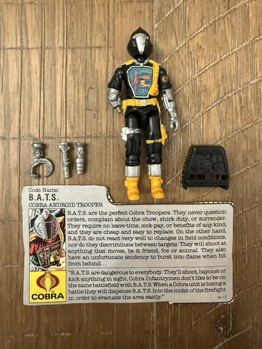 1986 GI Joe BAT Near Complete Figure With File Card | eBay