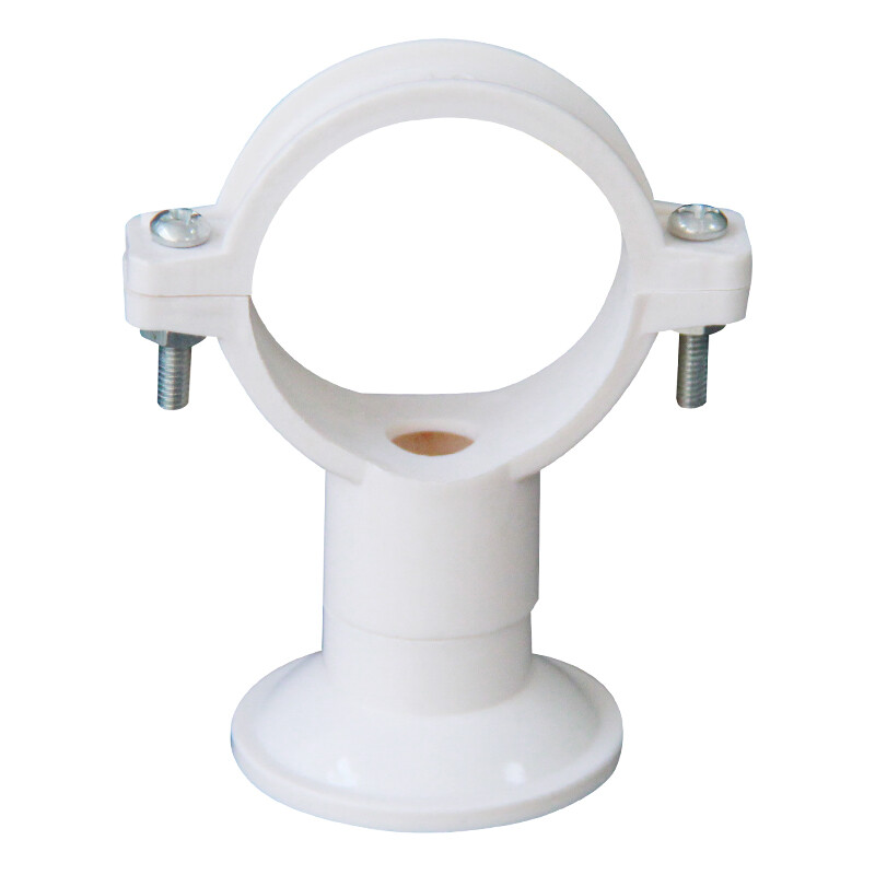 White Pvc Pipe Clamp 20/25/32/40mm Plastic Pipe Clip Tube Holder O ...