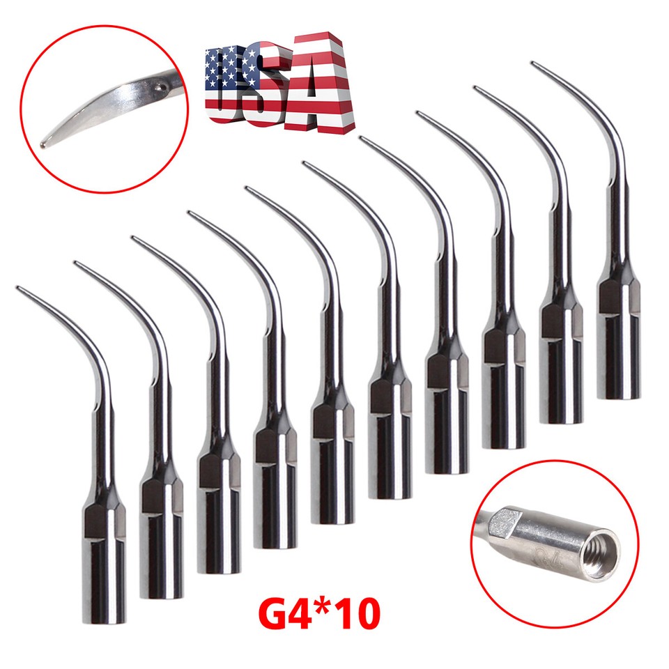 5/10Pcs Dental Ultrasonic Scaler Tips G4 fit Woodpecker EMS Scaler ...