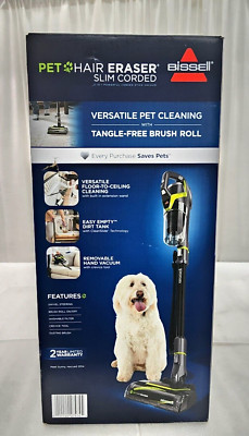BISSELL Pet Hair Eraser Slim Corded Vacuum Cleaner 3875 NEW | eBay
