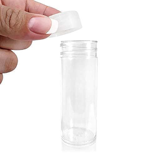 Quarter Coin Storage Tubes - 10ct | Archival Quality Plastic Coin ...