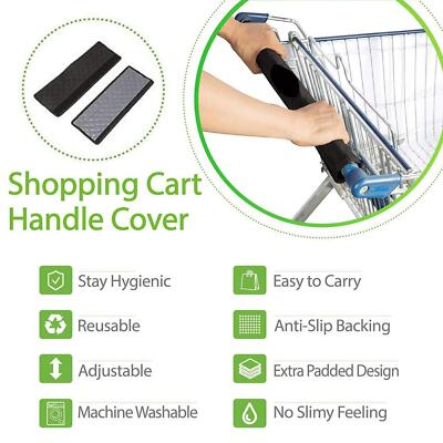 Supermarket Shopping Cart Covers Handle Wrap Grips Shopping Trolley ...
