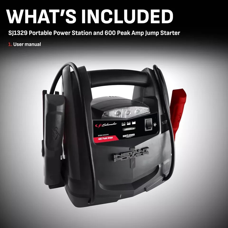 Car Jump Box 12v Battery Jumper Car Starter Booster Truck Heavy Duty ...