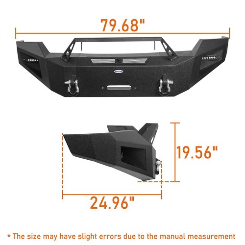 fit 2011-2016 Ford F250 F350 Full Width Front Bumper w/ Winch Plate D ...