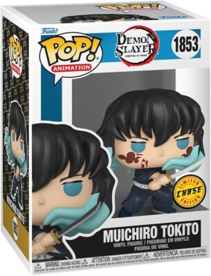 Funko Pop CHASE Demon Slayer: Muichiro Tokito (Mark) Figure w ...