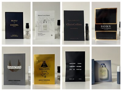Men's cologne Perfume Sampler fragrance designer Travel-Size 8 PCS ...
