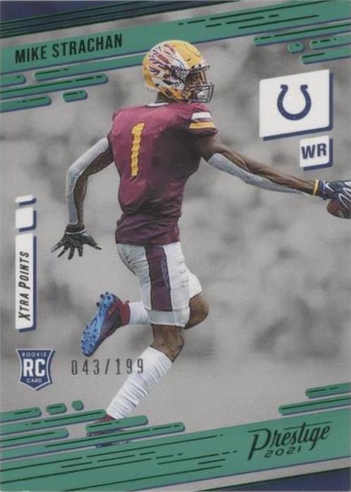 2021 Panini Prestige - Rookies Mike Strachan #298 Xtra Points Green ...