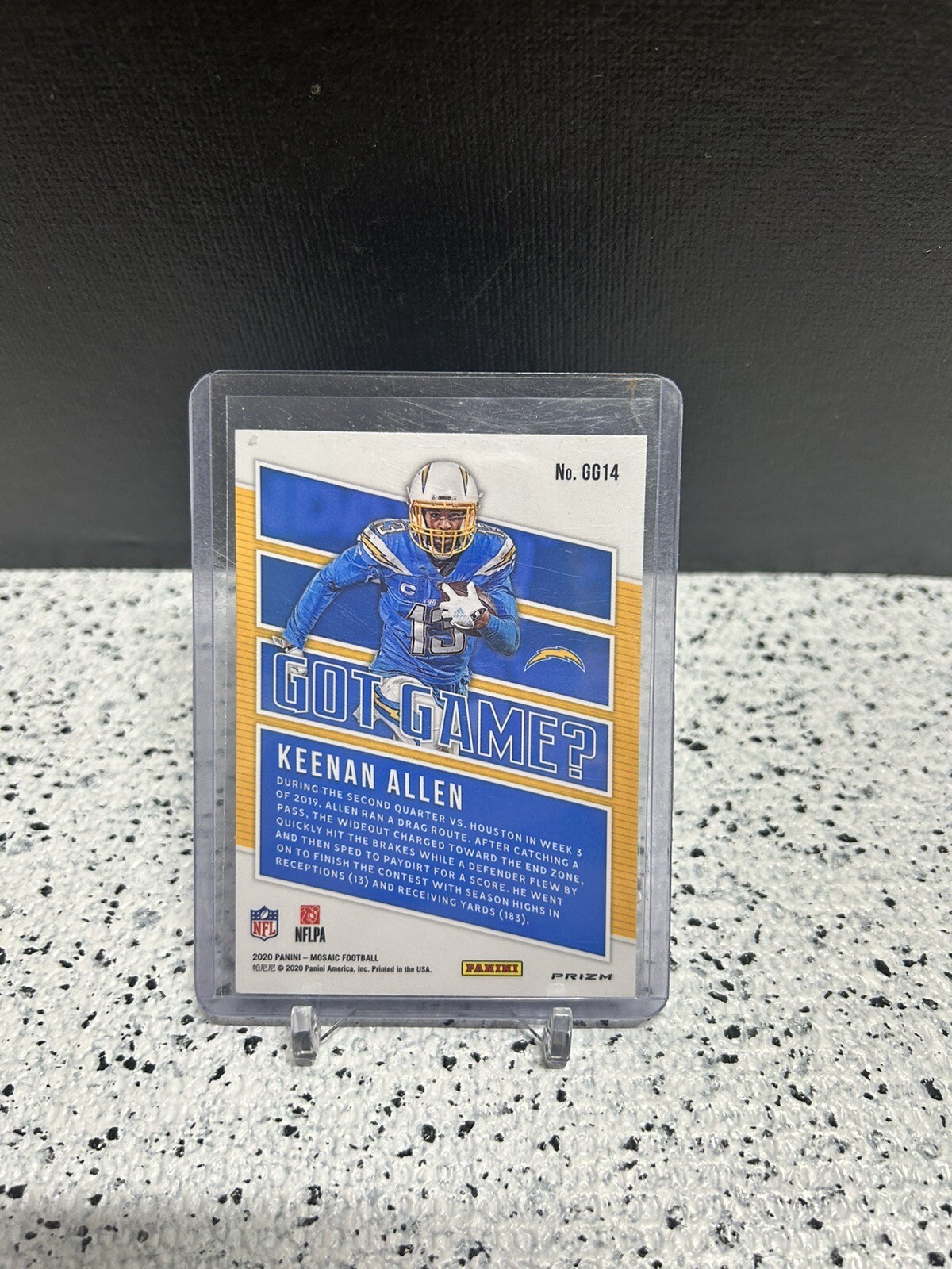 2020+Panini+Mosaic+-+Got+Game%3F+Mosaic+Green+%23GG14+Keenan+Allen for ...