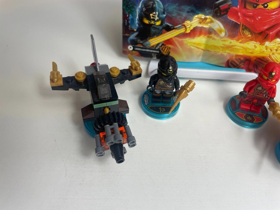 LEGO Dimensions Ninjago Kai Cole Team Pack Blade Bike Boulder Bomber ...